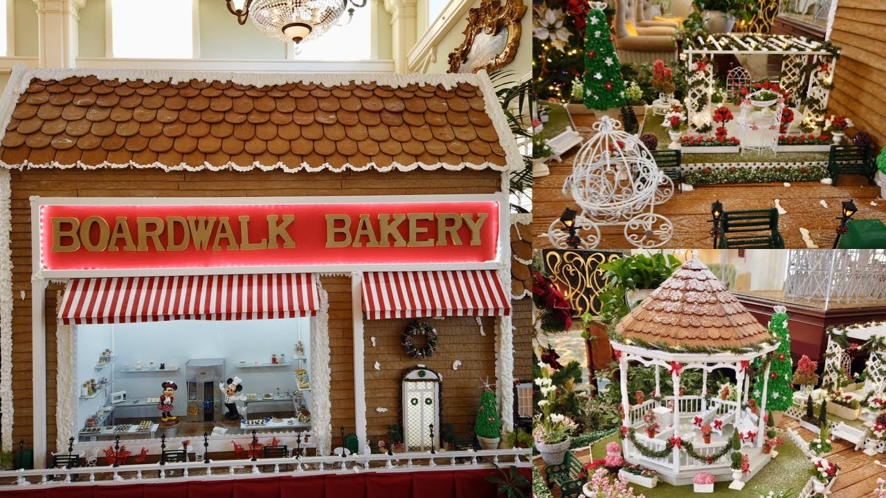 Disney’s Boardwalk Resort 2019 | Gingerbread House & Holiday ...
