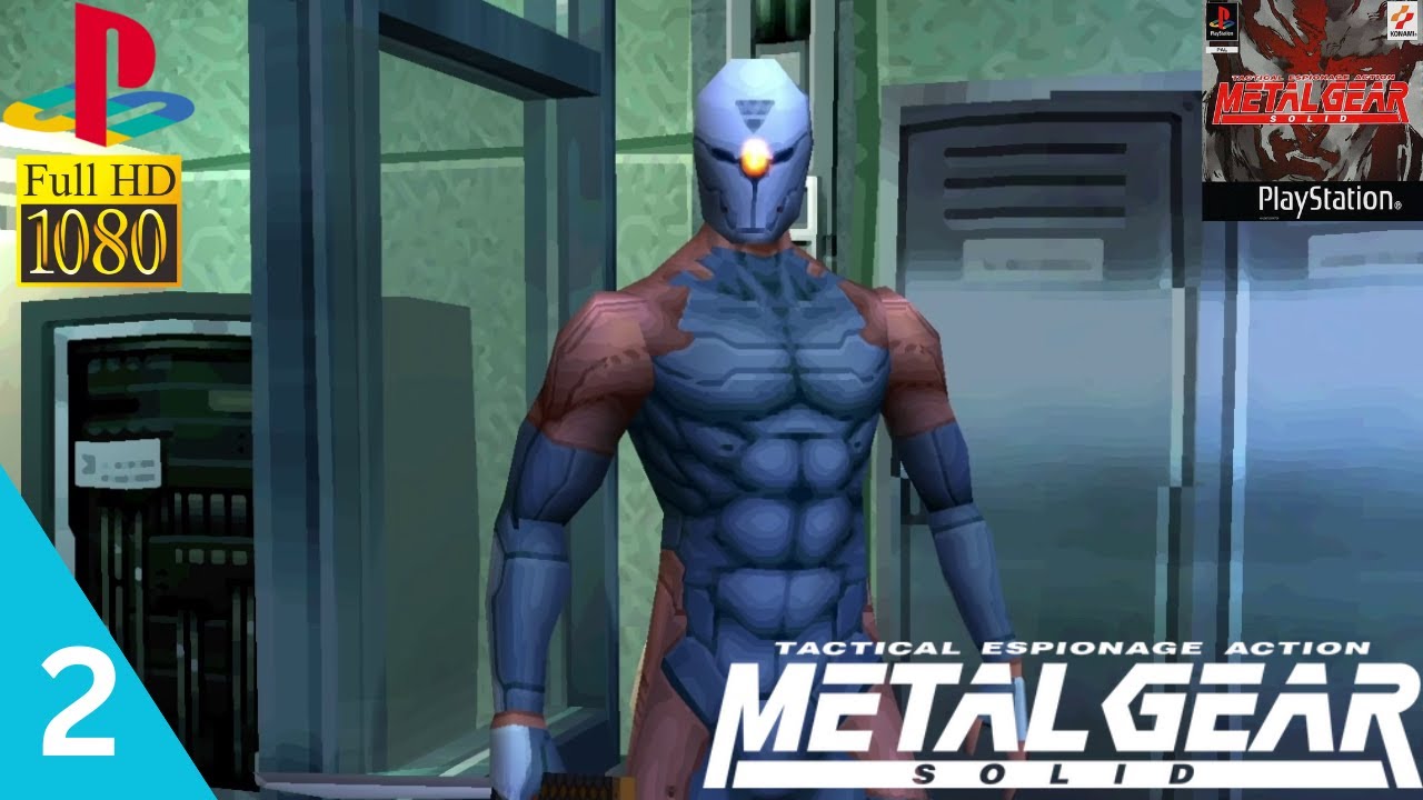 (PS1) Metal Gear Solid 1 - Normal Gameplay Playthrough Part 2 HD 1080p ...