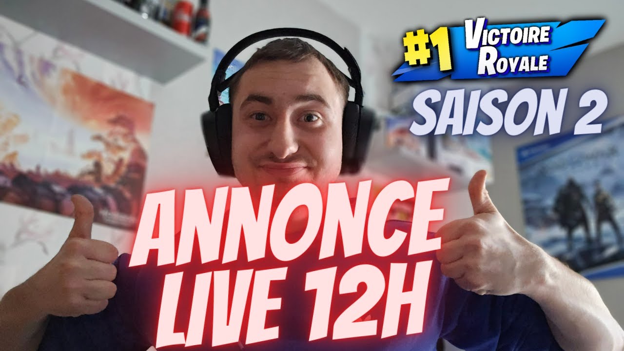 ANNONCE LIVE 12H SAISON 2 CHAPITRE 4 - CADEAUX A GAGNER !!! - YouTube