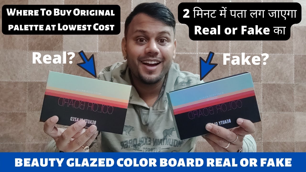 Beauty Glazed Eyeshadow Palette Original vs Fake Review | Beauty Glazed ...