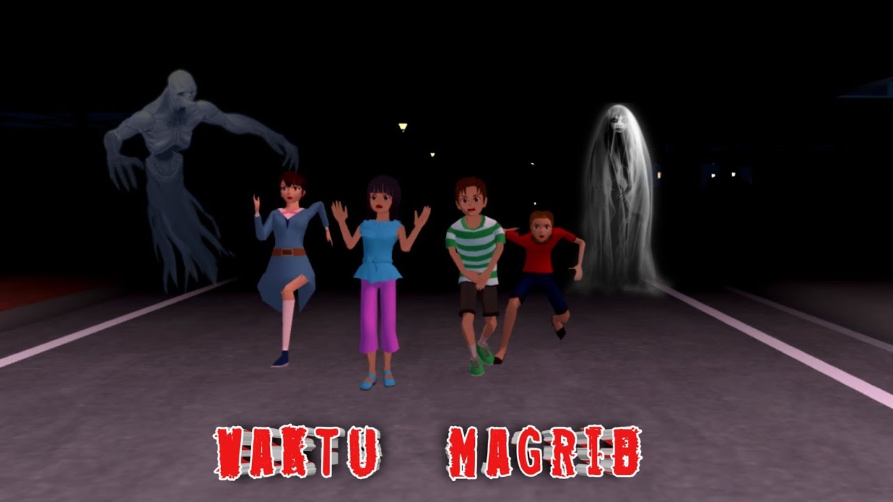 HANTU SAAT MAGHRIB || HORROR MOVIE SAKURA SCHOOL SIMULATOR - YouTube