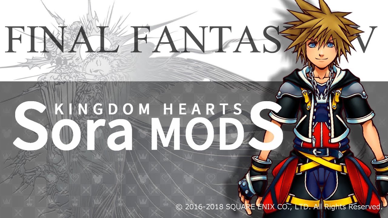 【FFXV】ソラMOD/Sora from Kingdom Hearts MODS [FINALFANTASY15/FF15] - YouTube