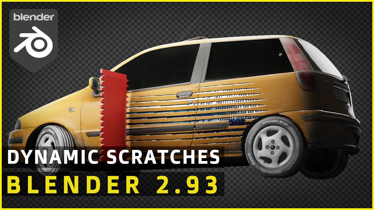 Tutorial: Dynamically Scratch Paint Off - Blender - YouTube