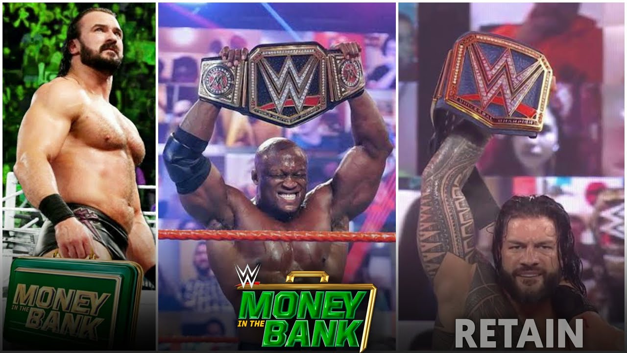 WWE MITB 2021 Result & Prediction | Roman Reigns RETAINS | Drew ...