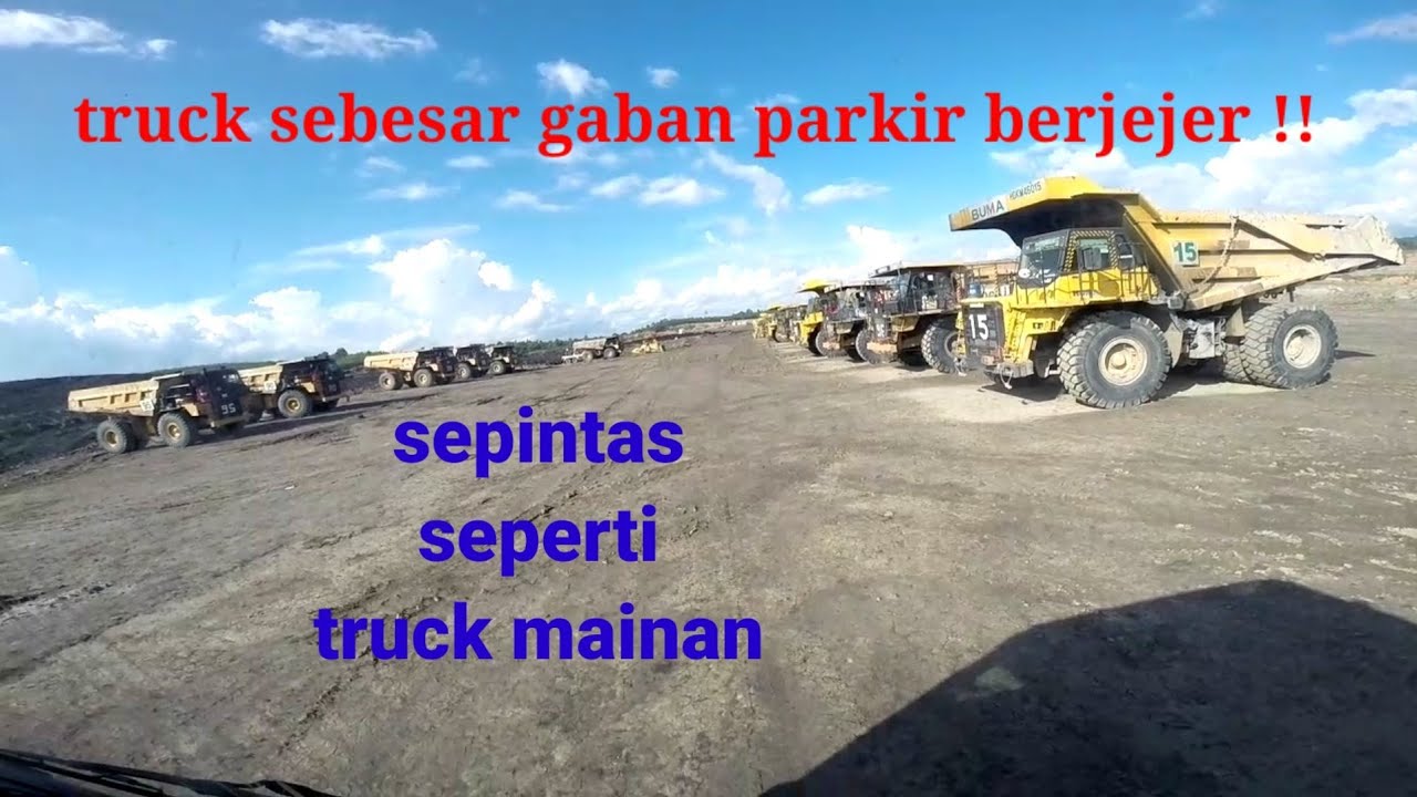 Truck sebesar gaban parkir berjejer - YouTube