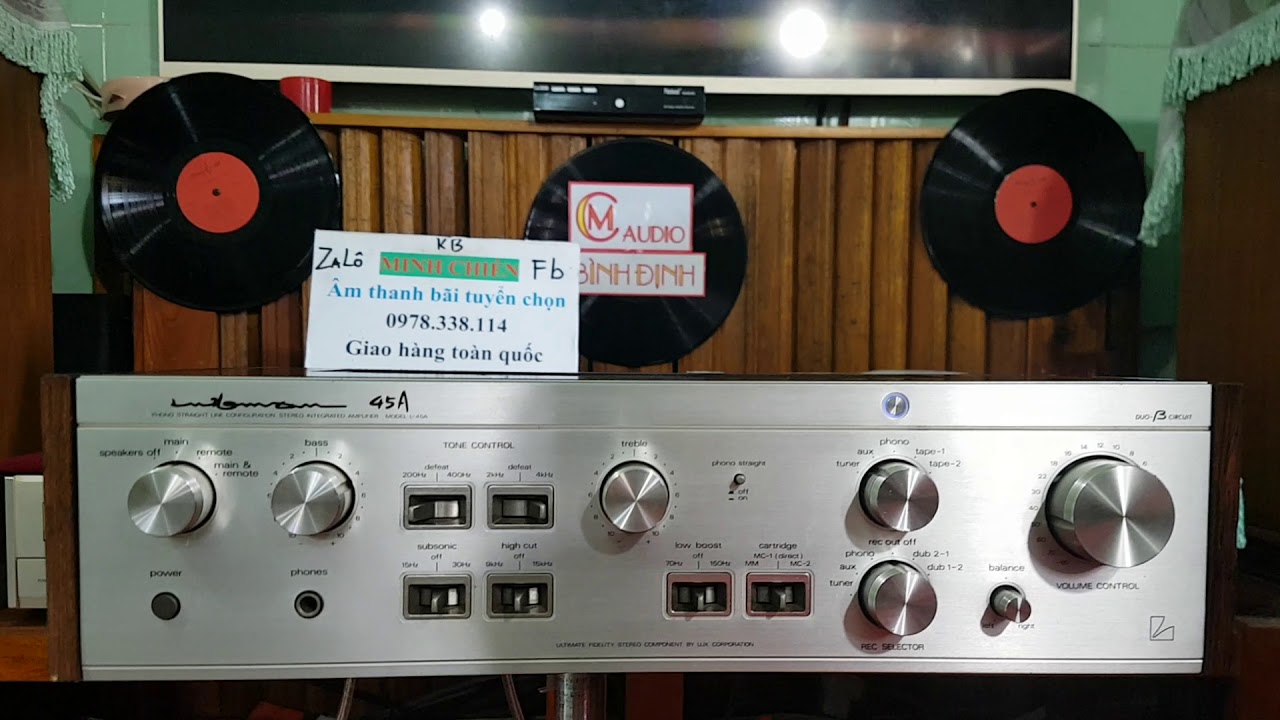 Amply Luxman L45A đẹp và mới tinh . giá 7 tr bao ship - YouTube