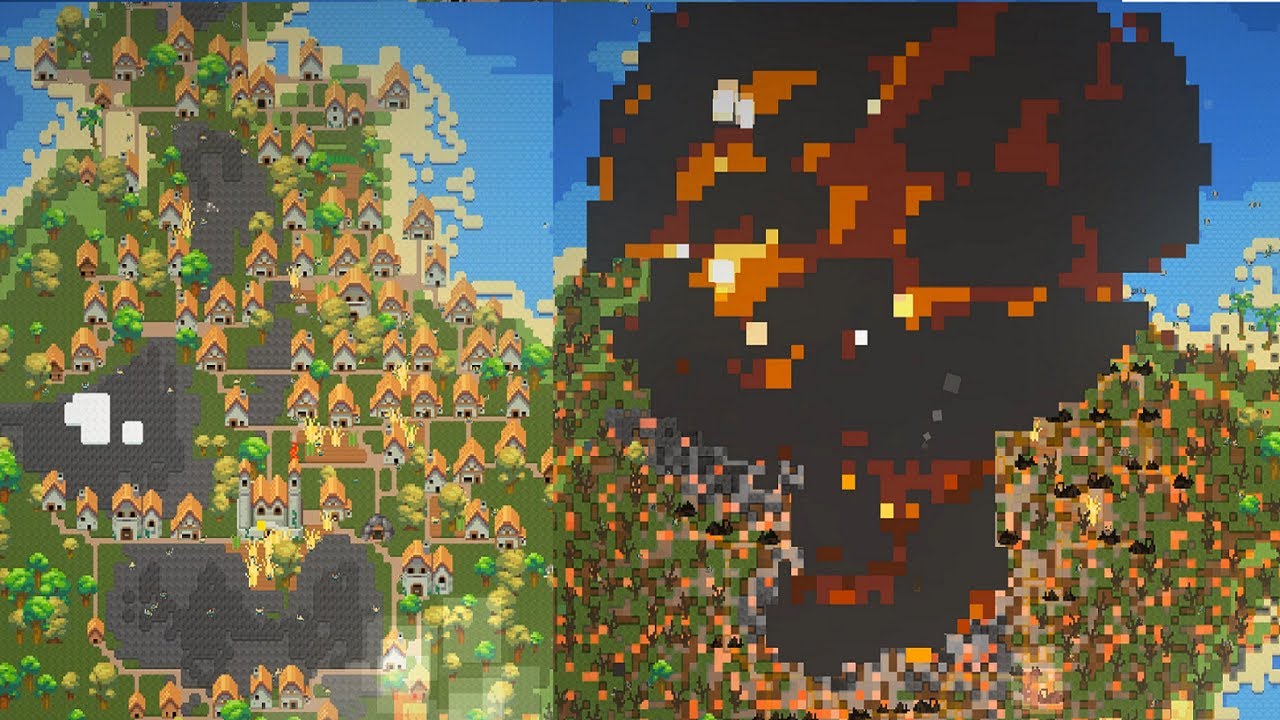 I Created Life And it Destroyed Itself - Worldbox Battle Royale - YouTube