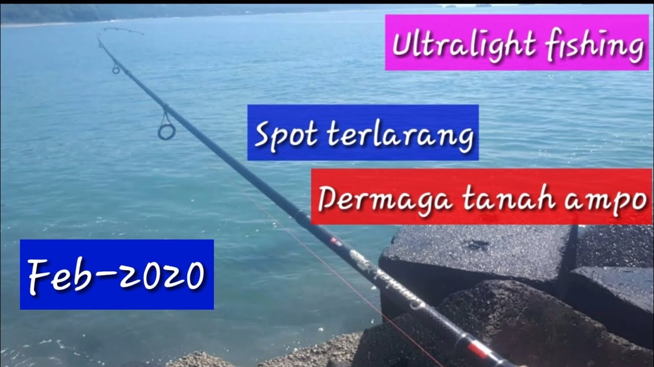 Mancing di spot andalan | dermaga tanah ampo | Ultralight fishing ...