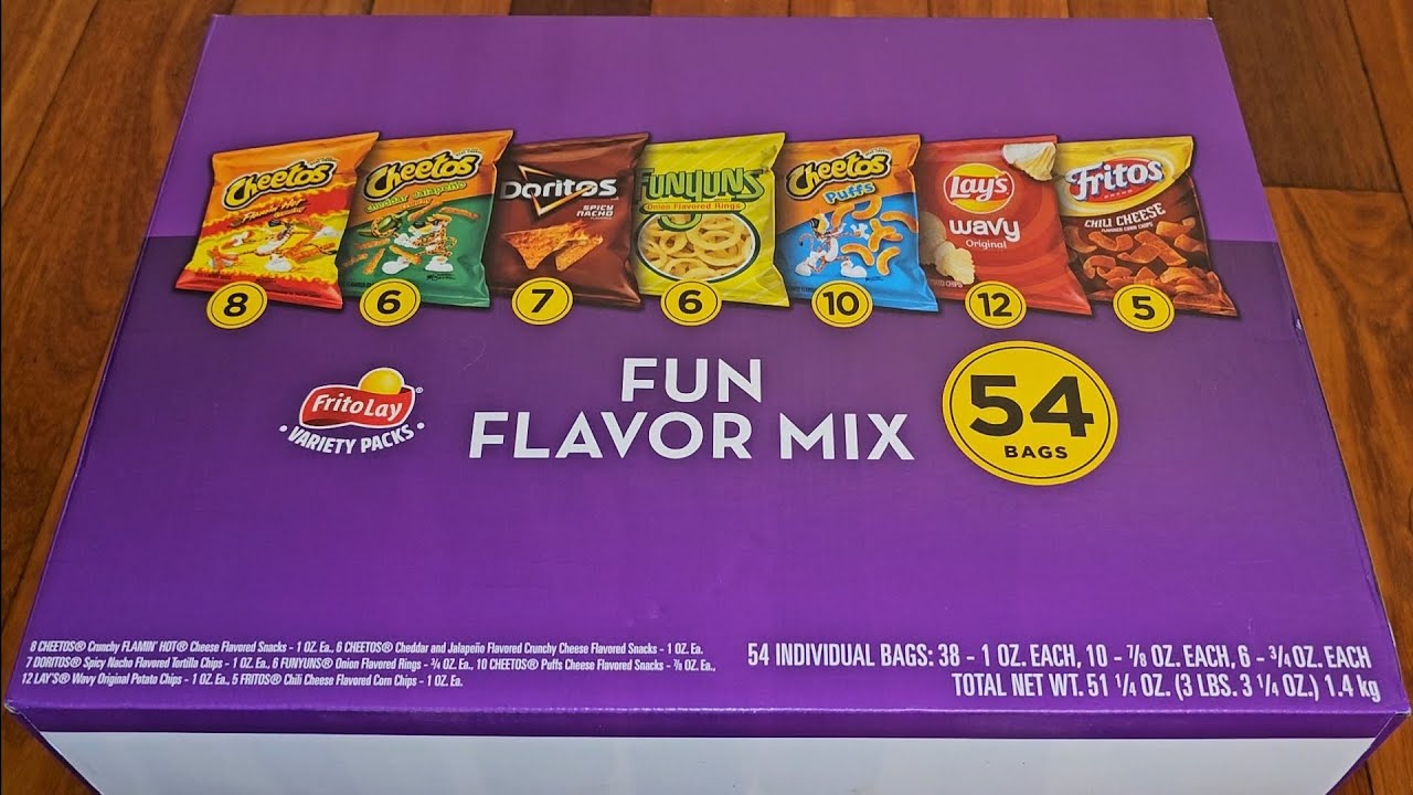 Costco Sale Item Review Frito-Lay Fun Flavor Mix Taste Test - YouTube