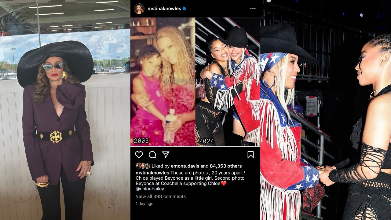 BEYONCE MOM MS TINA KNOWLES HAD THIS TO SAY ABOUT CHLOE BAILEY AN ...
