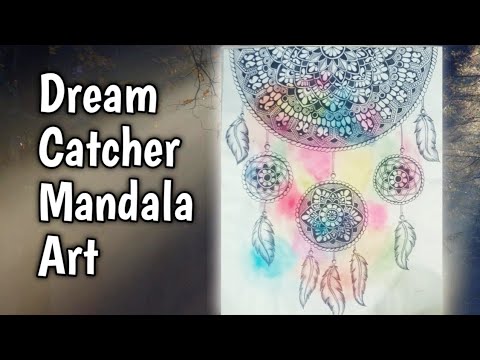 Dream Catcher Mandala Art | Mandala Art | #dreamcatcher #mandalaart # ...