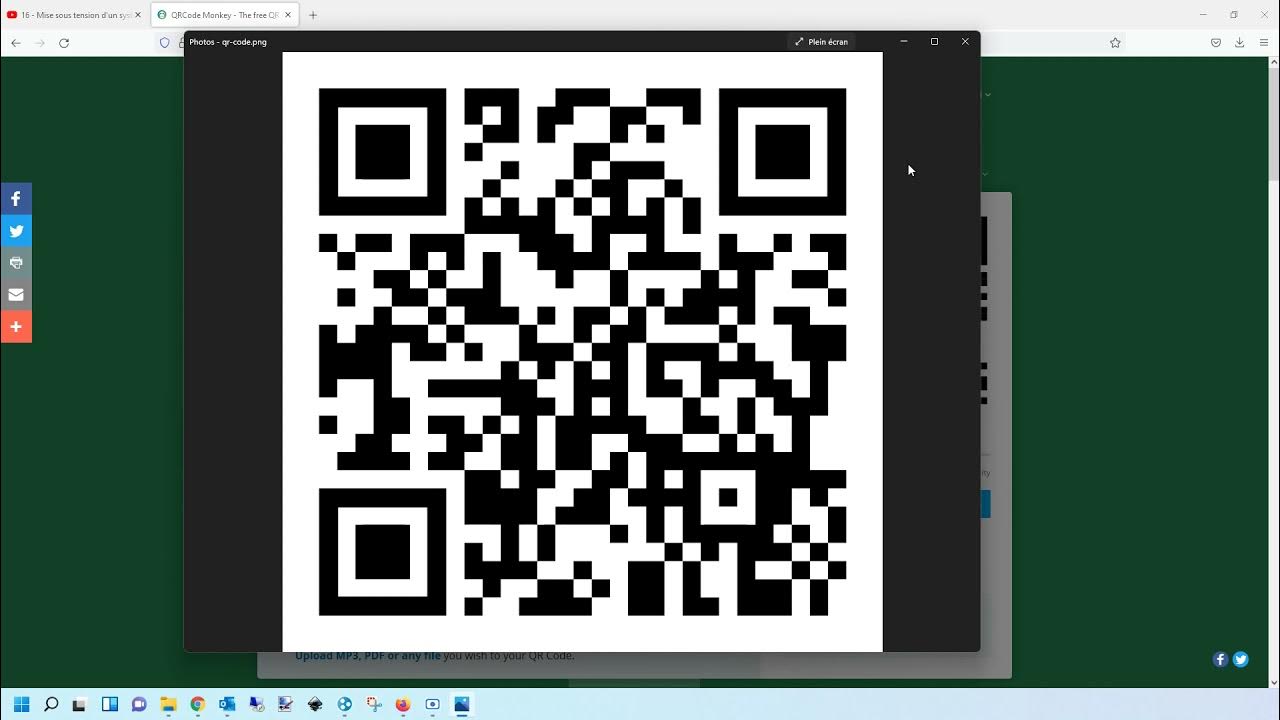Créer un QRCode avec QRCodeMonkey - YouTube