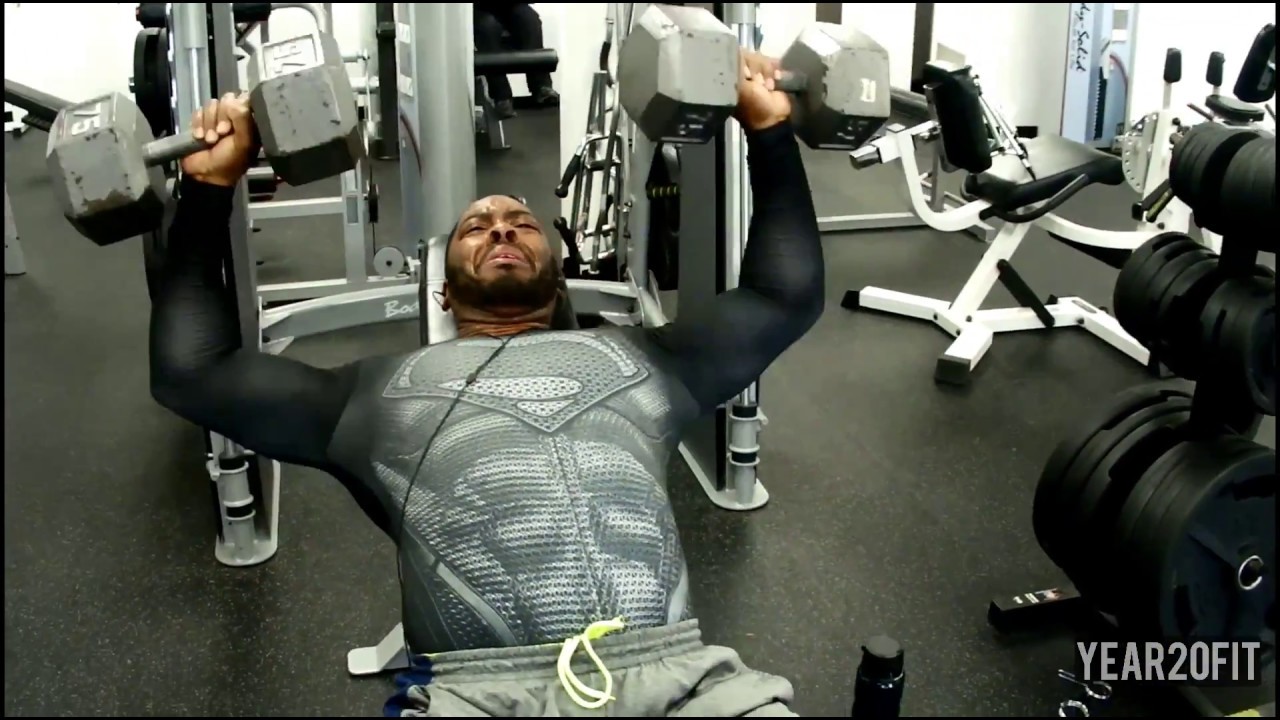 Chest Workout | Year 20Fit | dumbbell press+tyson pushups - YouTube