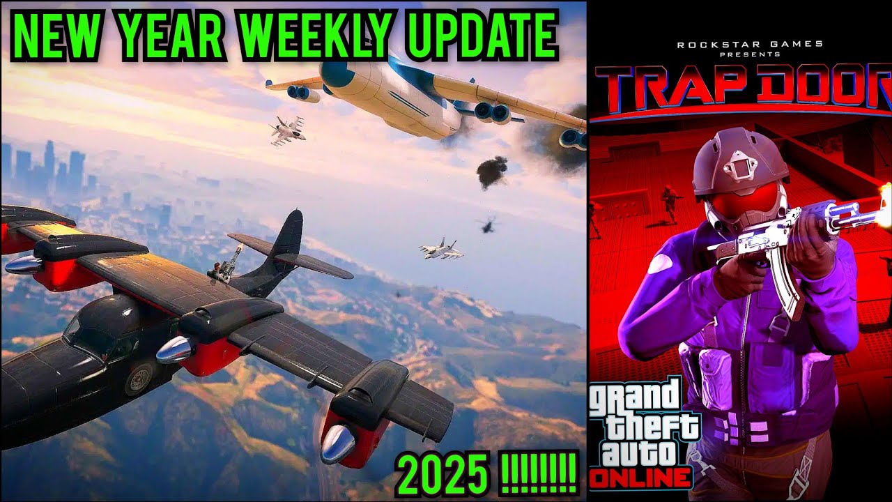 Happy New Year Gamers | GTA ONLINE New Year Weekly Update - YouTube