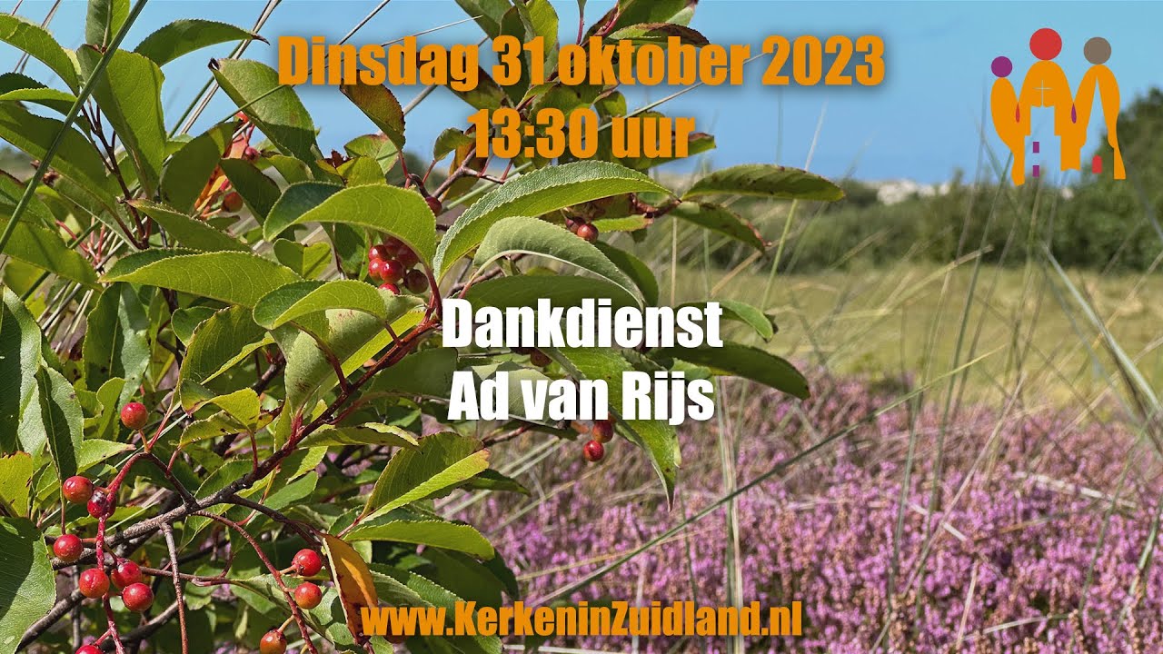 Live-stream Dankdienst Ad van Rijs 31 oktober 2023 13:30 - YouTube