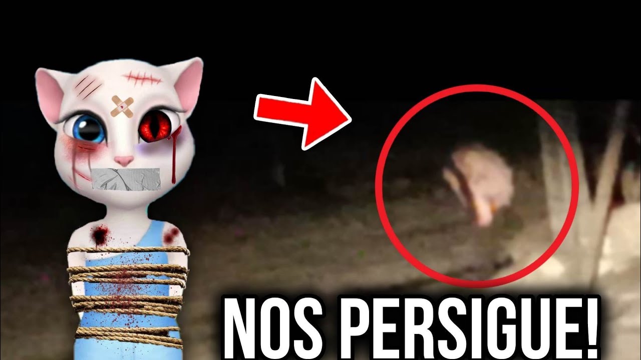 PASAMOS UNA NOCHE EN LA CASA DE *TALKING ANGELA*😱 NOS PERSIGUEN UNAS ...
