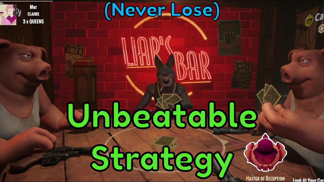 How I Got The Highest Rank In Liar's Bar | Best Strategy - YouTube