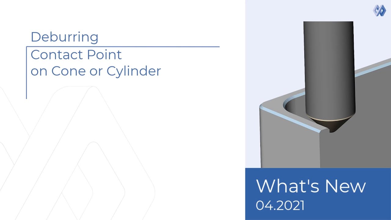 Deburring - Contact Point on Cone or Cylinder - YouTube