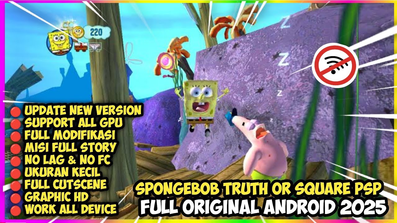 Game Spongebob Truth Or Square PPSSPP Full Offline Ukuran Kecil Di ...