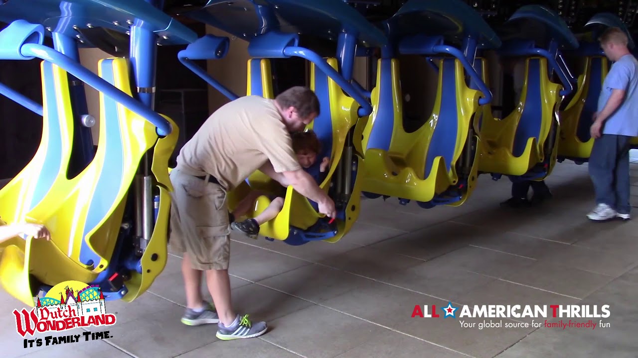 Merlin's Mayhem At Dutch Wonderland Complete Ride Experience - YouTube