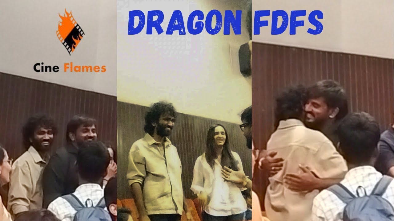 Dragon FDFS | Pradeep Ranganathan & Archana Kalpathi at AGS Cinemas ...