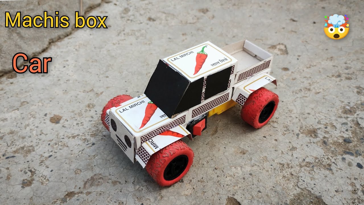 DC motor and machis box se banaen car toy caraf - YouTube