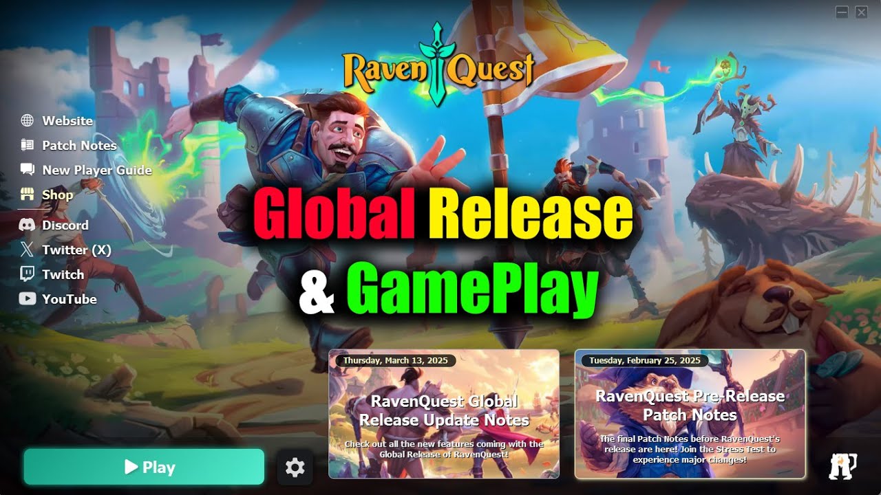 Raven Quest Global Release & GamePlay - YouTube