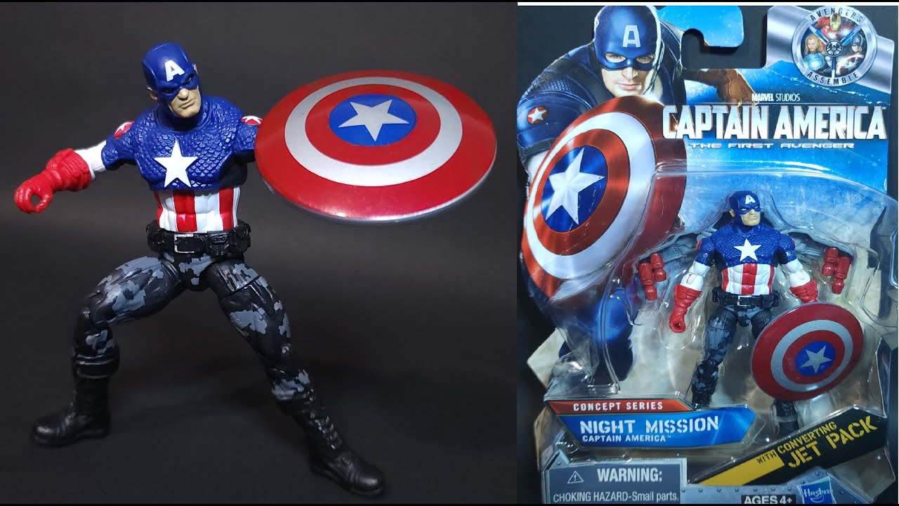 Night Mission Captain America with Converting Jet Pack 14 | The First ...