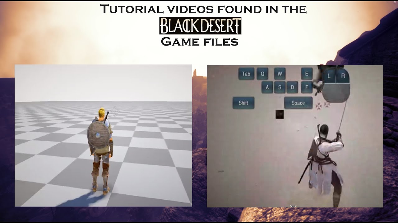 Tutorial videos hidden inside the BDO game files - YouTube