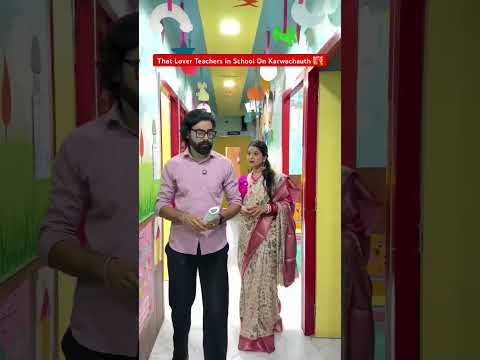 teachers on karva chauth ❤️🤗