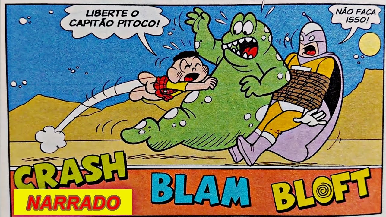 CASCÃO SALVA O CAPITÃO PITOCO/ HISTÓRIAS EM QUADRINHOS/ QUADRINHOS ...