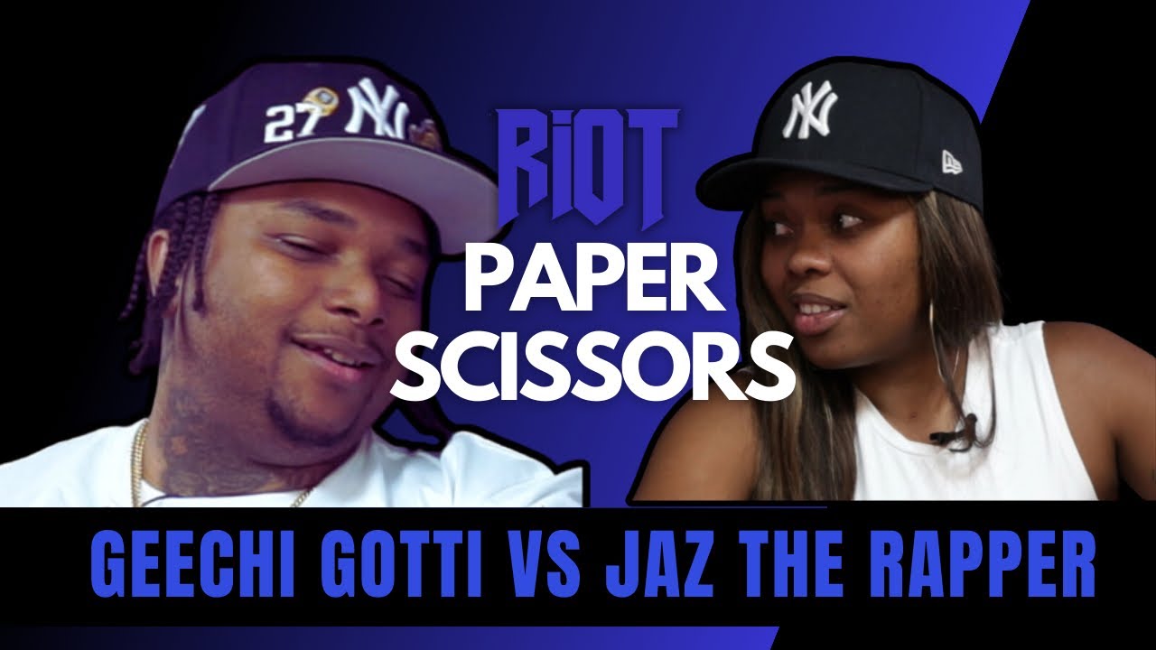 GEECHI GOTTI VS JAZ THE RAPPER | RIOT “PAPER” SCISSORS - YouTube