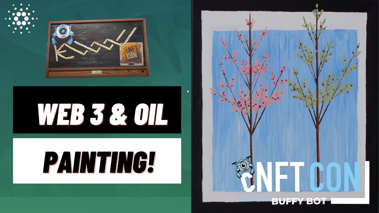 KEWW at CNFTcon - Oil Painter Meshing Physical & Digital Artwork on ...