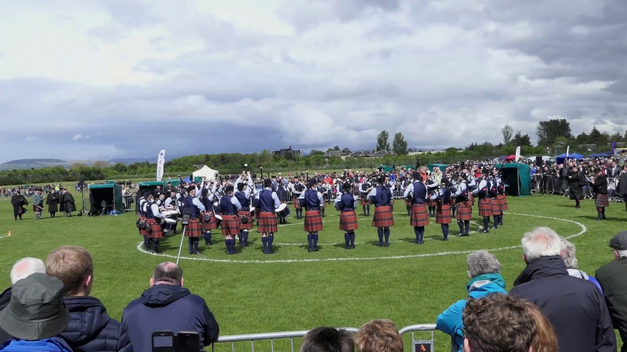 Simon Fraser University - British Pipe Band Championships 2017 - [4K ...