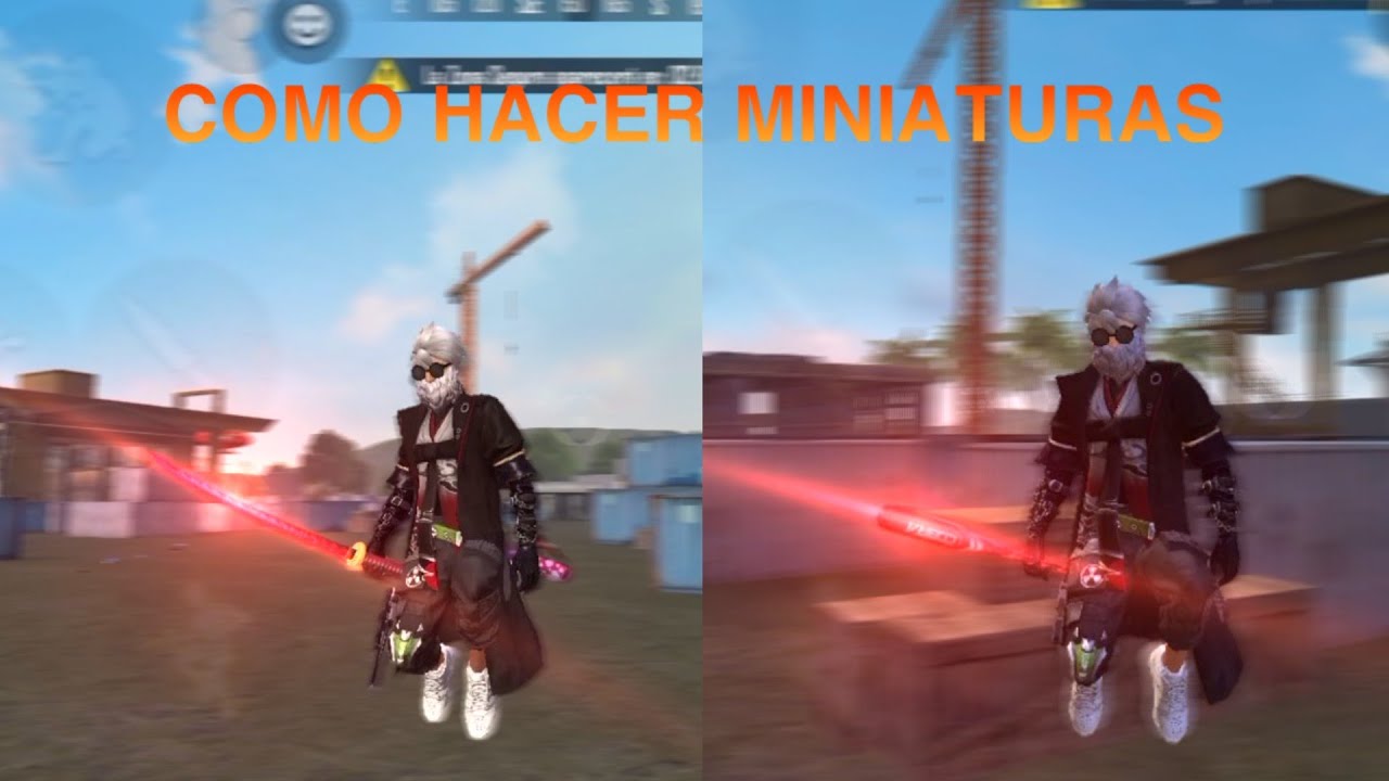 COMO HACER MINIATURAS INSANAS PARA TUS HIGHLIGHTS DE FREE FIRE - YouTube
