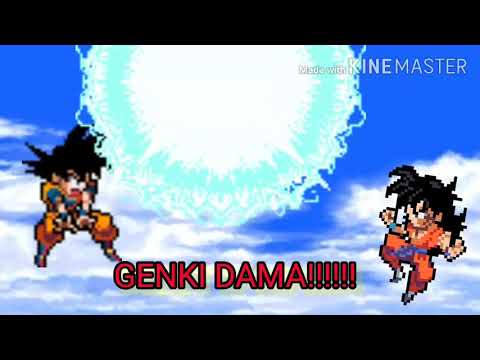 Goku vs Yamcha. Sprite animation - YouTube