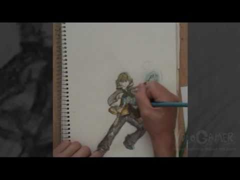 How to Draw Layle (Final Fantasy Crystal Chronicles Crystal Bearers ...