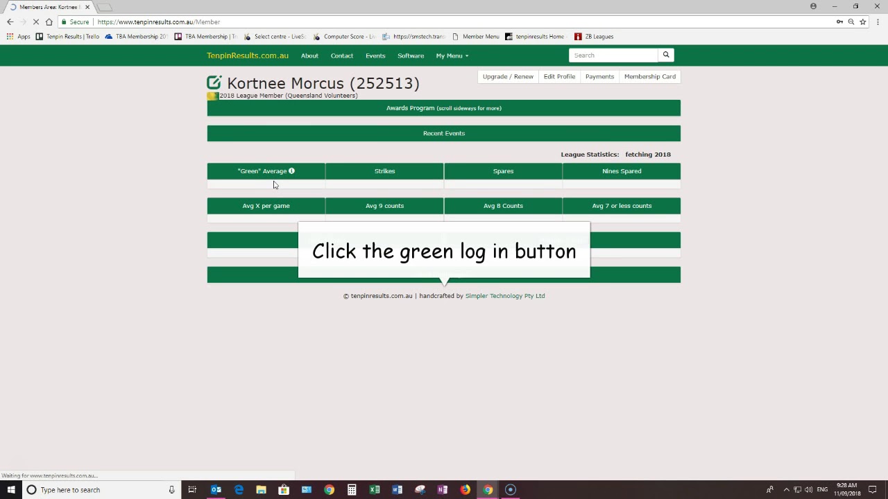 How to access your TBA registration card - Using a computer - YouTube