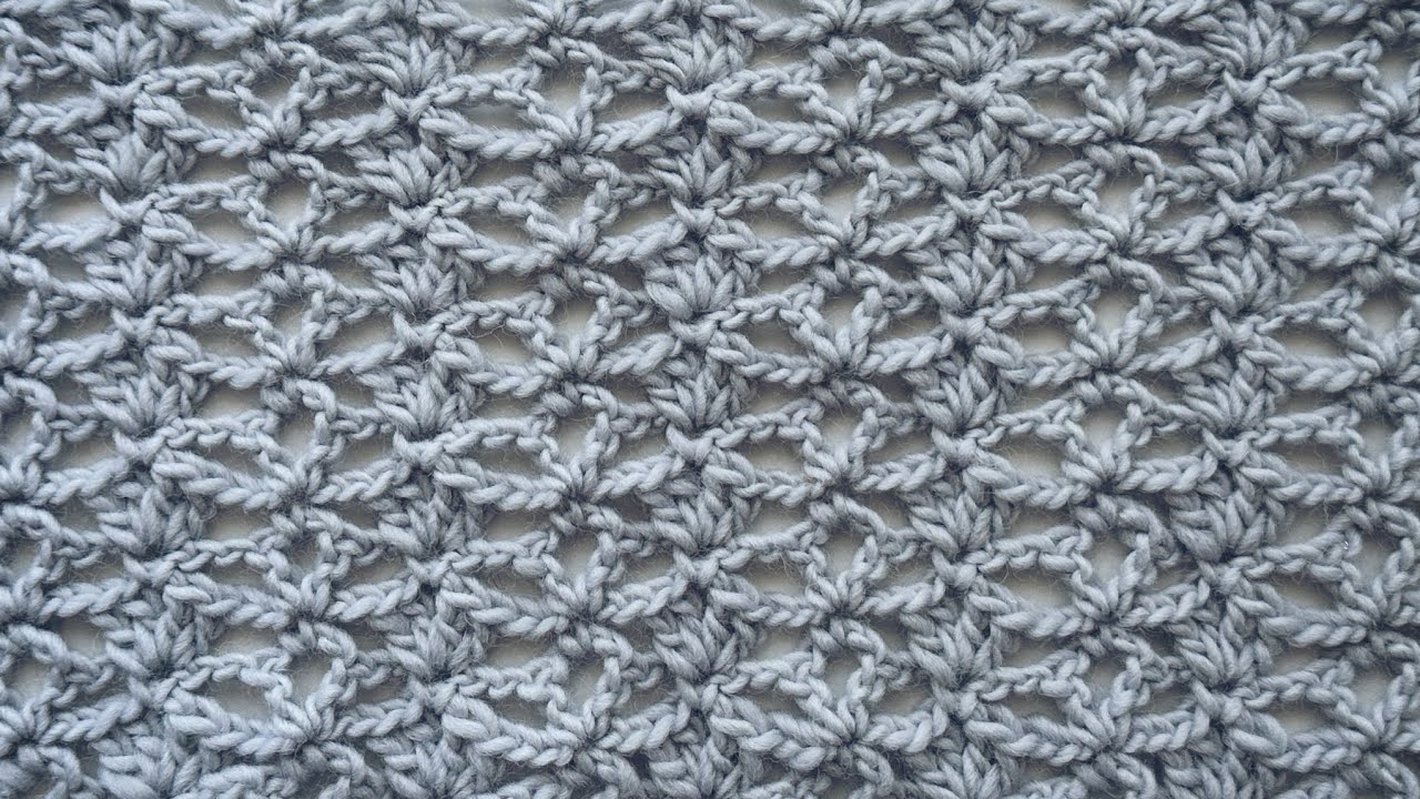 Learn a Beautiful Lace Crochet Stitch | Easy Crochet Tutorial - YouTube