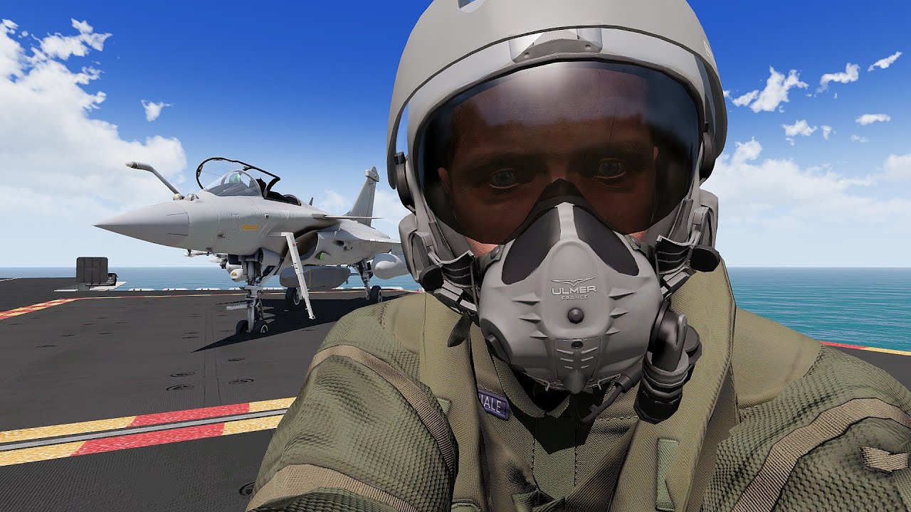Arma 3 Low flight with AMF's Rafale M - YouTube