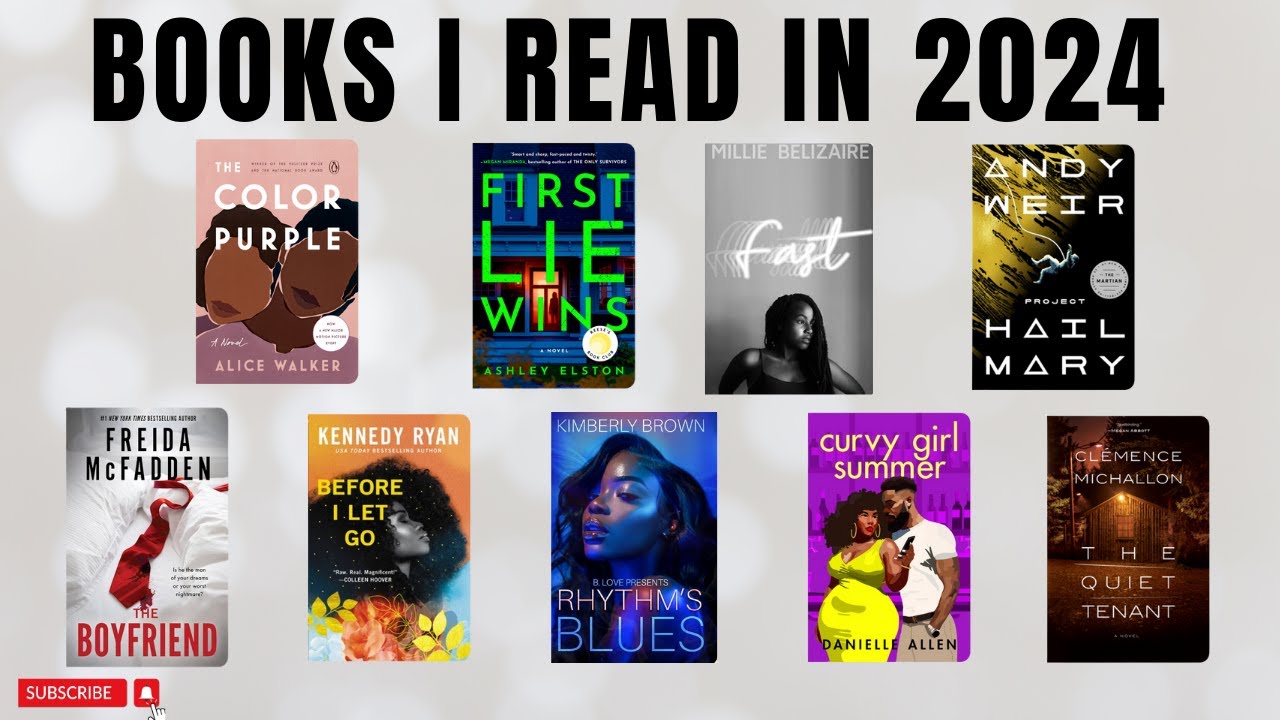 BOOKS I READ IN 2024 | CURRENT READ | THRILLERS, ROMANCE, URBAN FICTION ...