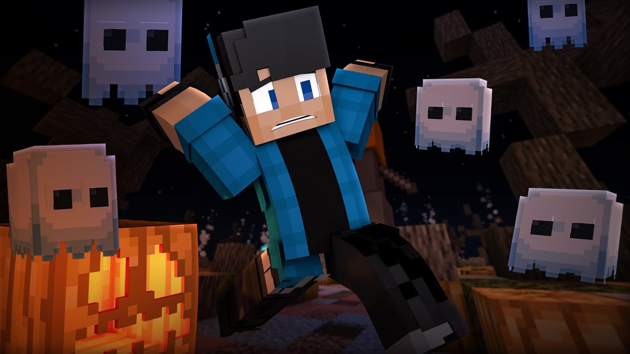 Happy Halloween - Minecraft Bedrock The Hive Ghost Invasion - YouTube