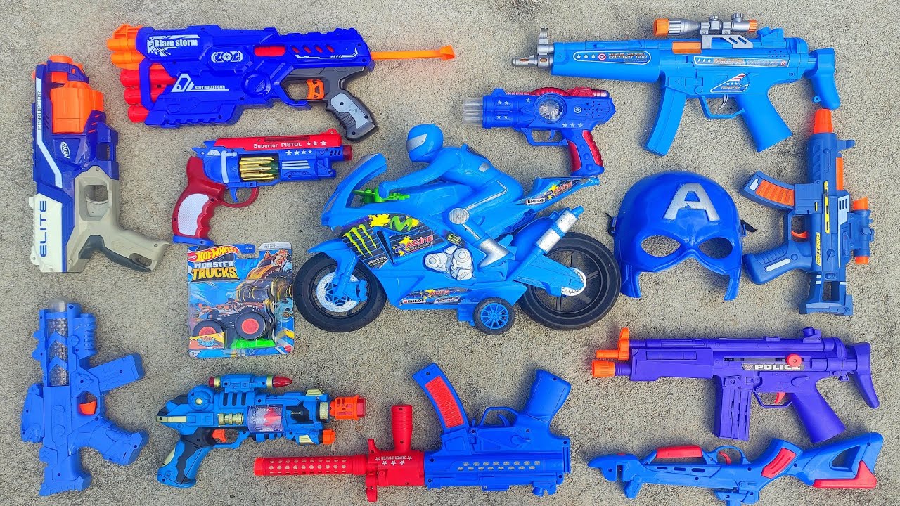 Collect of Nerf Gun, Superhero Gun, ShotGun, AK47 Spiderman Gun, Sniper ...