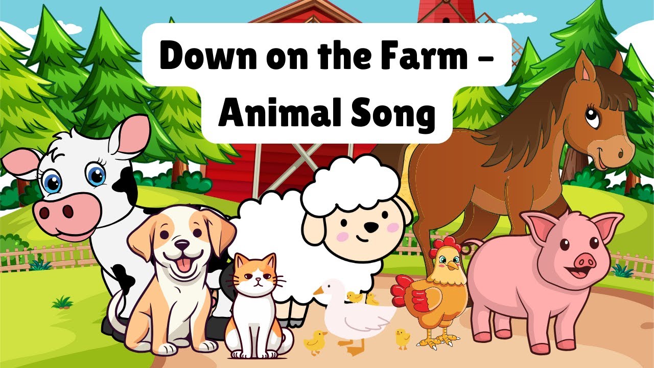 Animal Sound Song | Farm Animals Song | Learn Animal Names and Sounds ...