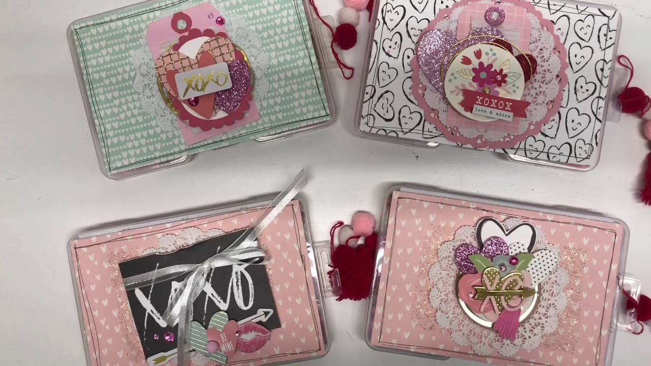 Valentine’s Day embellishment boxes - crate paper and simple stories ...