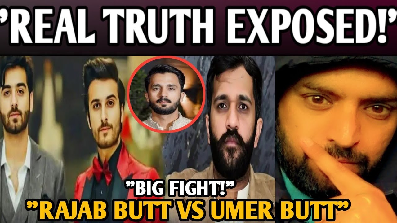 Rajab Butt vs Umer Butt | Man Dogar aur Umer Butt ki larai | Full Controversy | roasted all ...