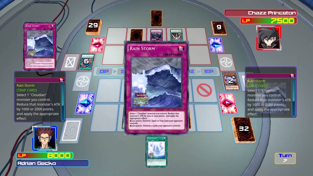 Yu-Gi-Oh! Legacy of the Duelist Story Duel Adrian Gecko VS Chazz ...