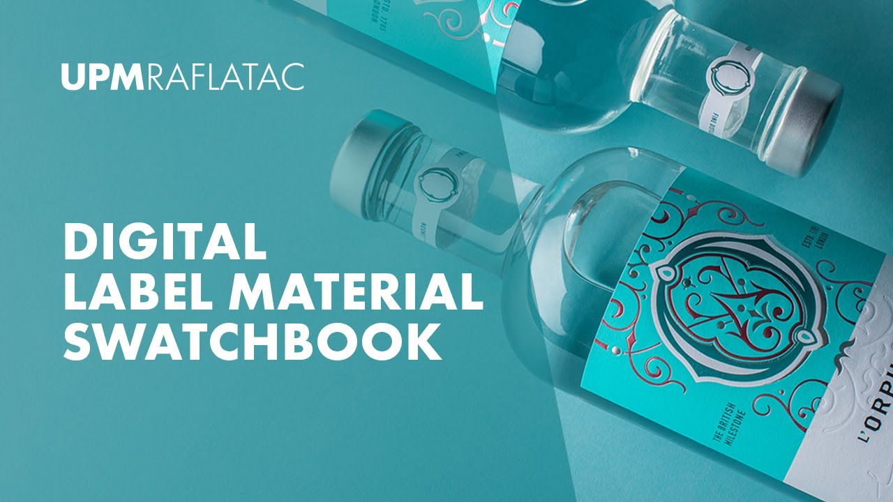 Digital label material swatchbook for wine, spirits and beverage - YouTube