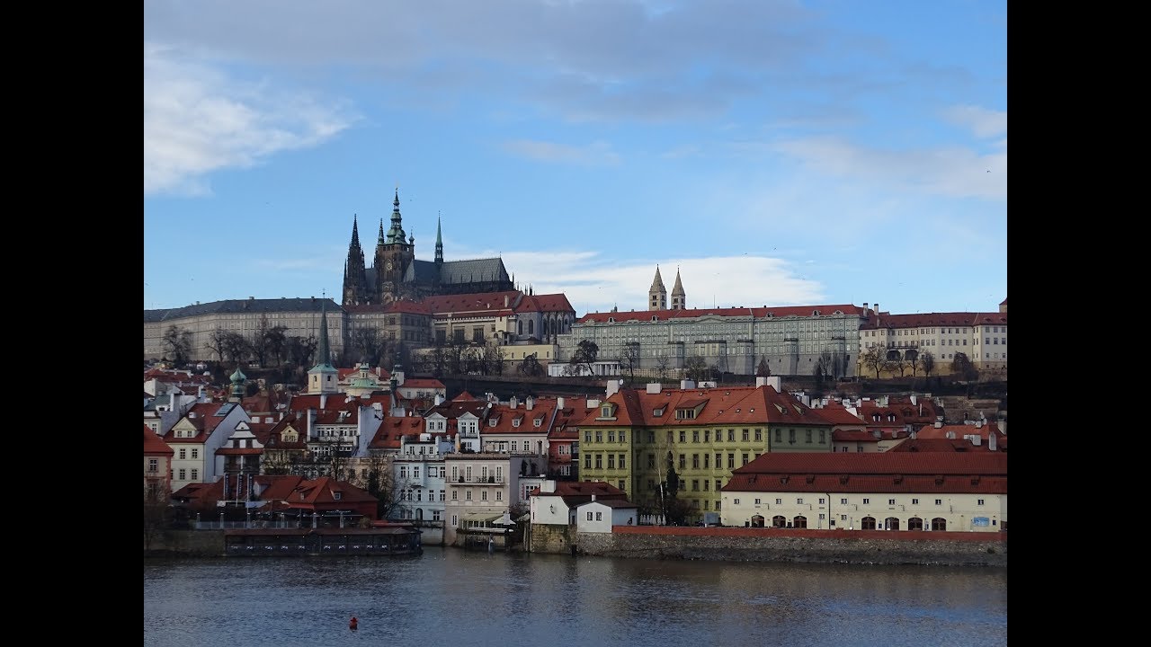 Walk across the Charles Bridge - YouTube