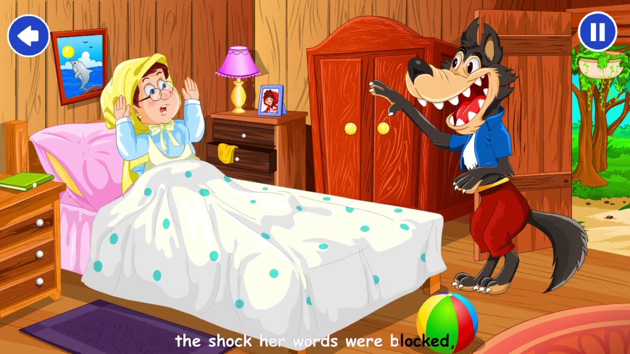 Kidlo Bedtime stories For Kids Littele Red Riding Hood Read for me ...